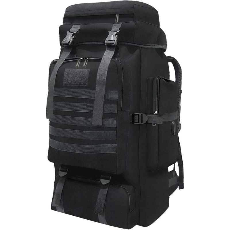 Camping Backpack 80L Waterproof Outdoor Hunting Large Capacity Travel ...