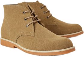 boohooMAN - Mens Faux Suede Chukka Boot - Khaki | Shop Today. Get it ...