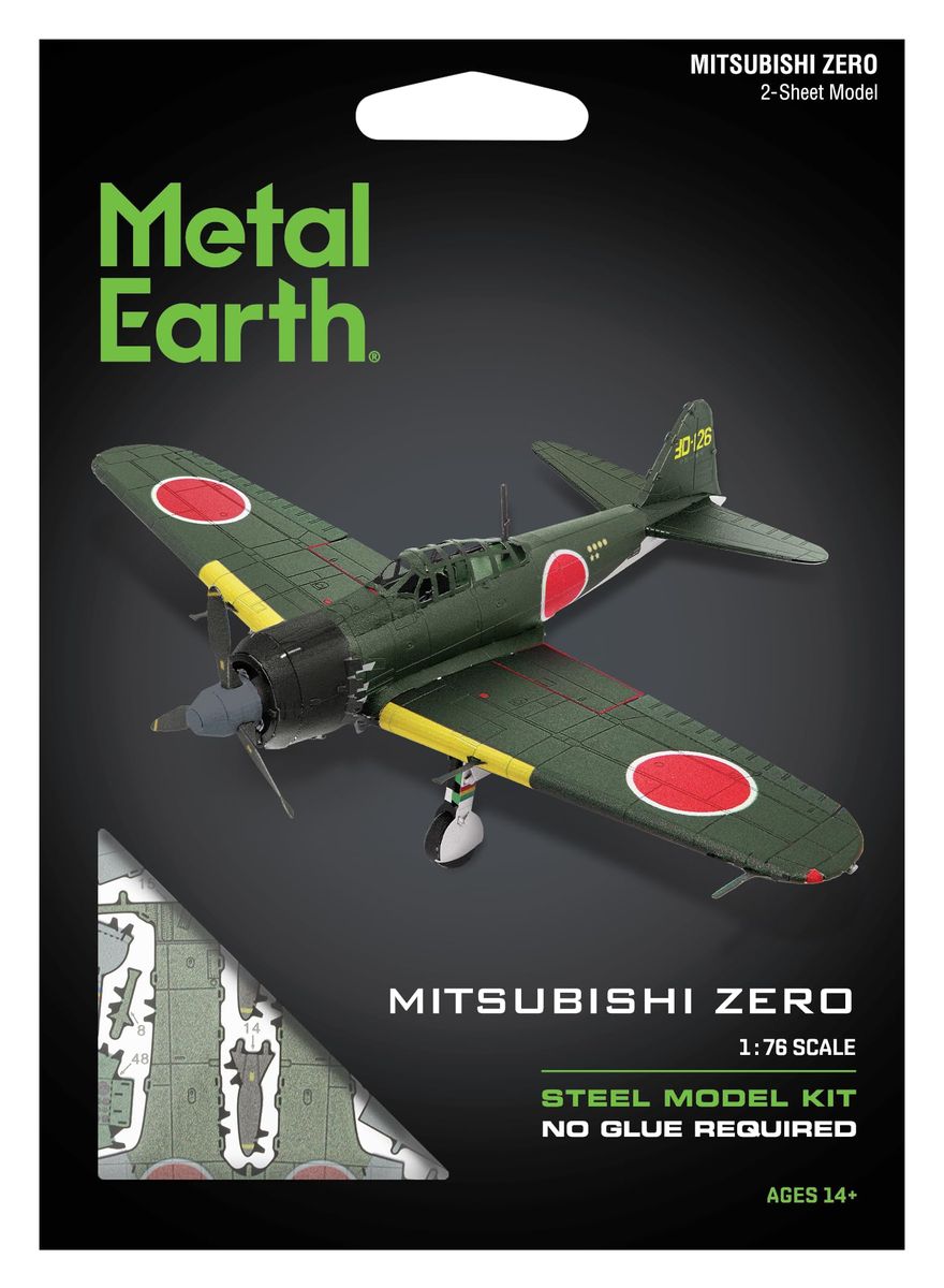 Metal Earth-Mitsubishi Zero Colour-2 Steel Sheets | Shop Today. Get it ...
