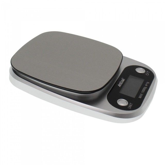 Andowl Stainless Steel Digital Kitchen Scale with LCD Display | Shop ...