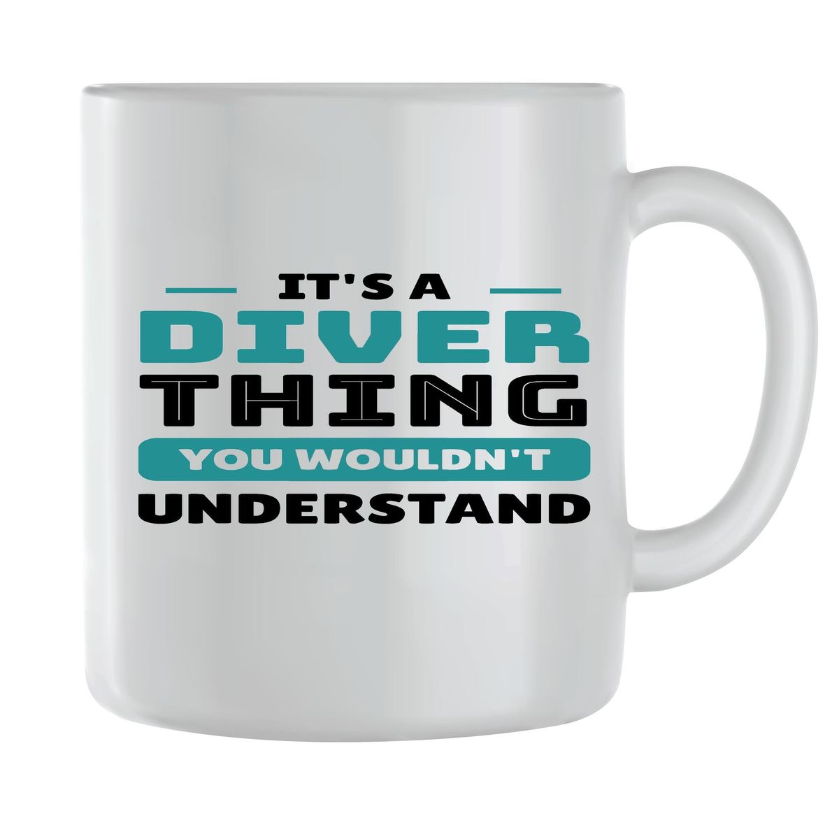 Diver Coffee Mugs for Men Women with Trendy Job Quotes Graphic Cup Gift ...