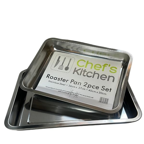 Stainless Steel Rectangular Set of 2 Medium and Large | Shop Today. Get ...