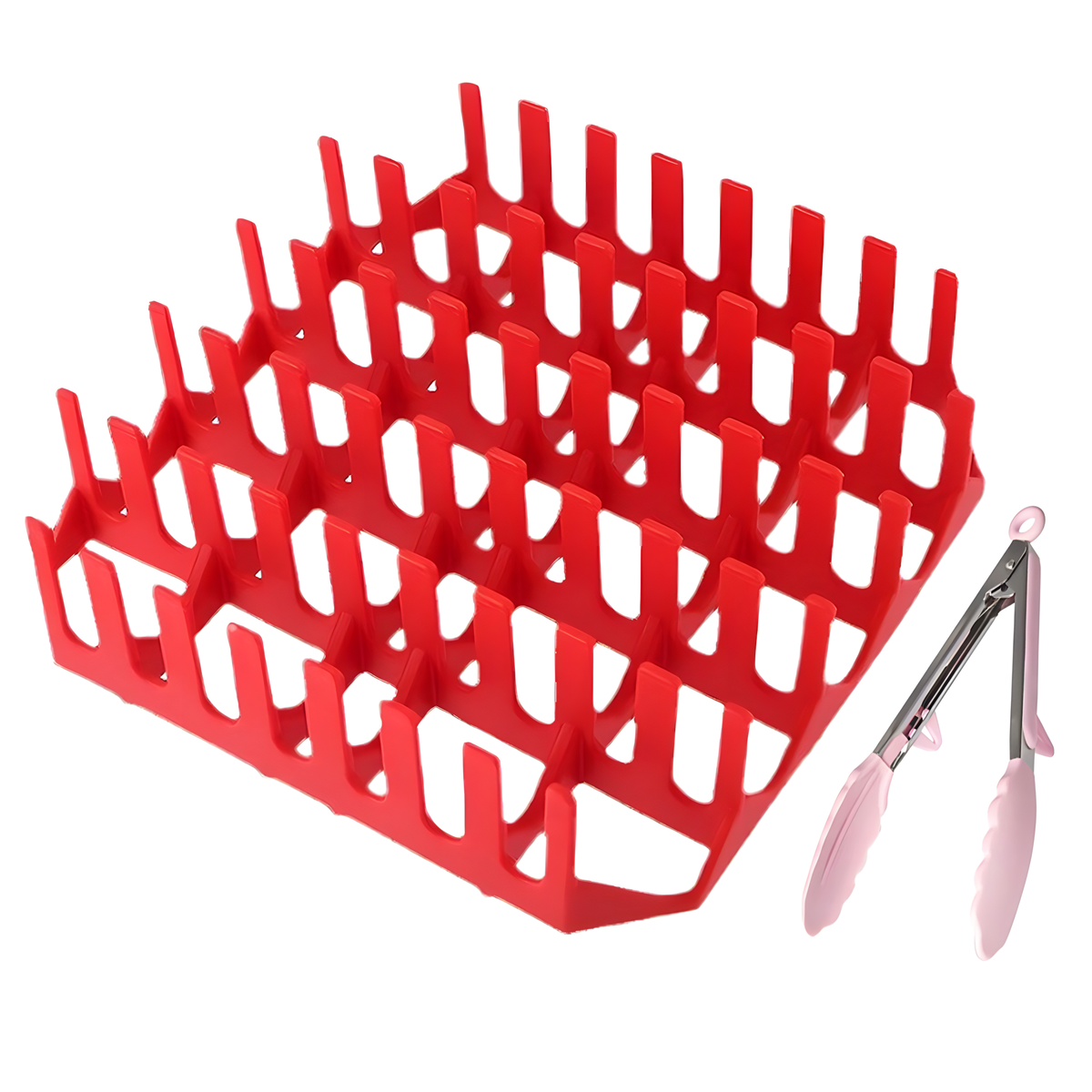 Cooking Rack Silicone Meat or Bacon Air Fryer Frying Frying Pan Rack ...