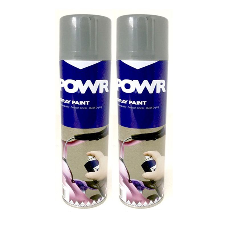 POWR Spray Paint Grey Silver 300ml 2 Pack | Shop Today. Get it Tomorrow ...