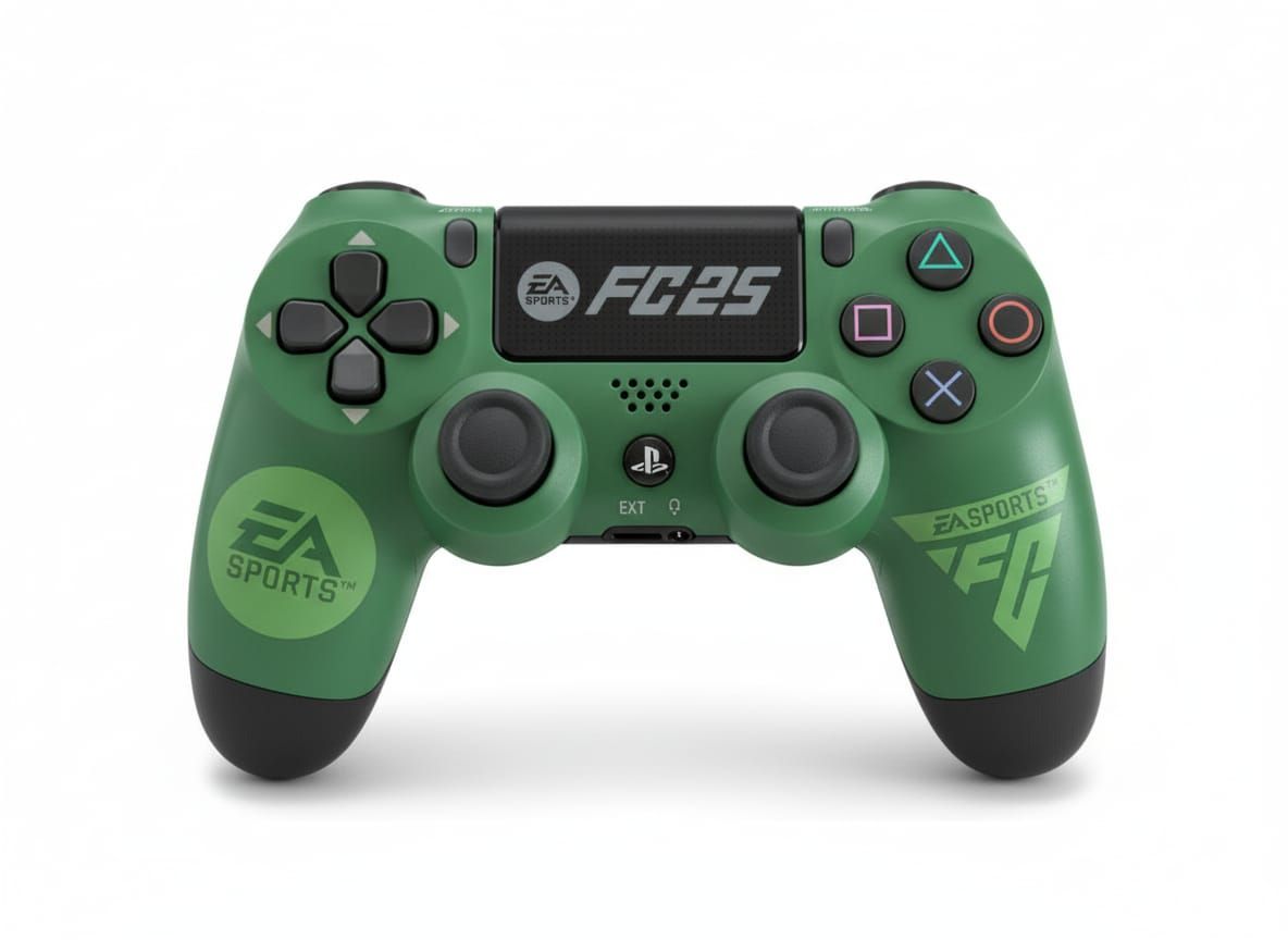 Generic Wireless Controller Compatible with PlayStation 4 - FC25-Green ...