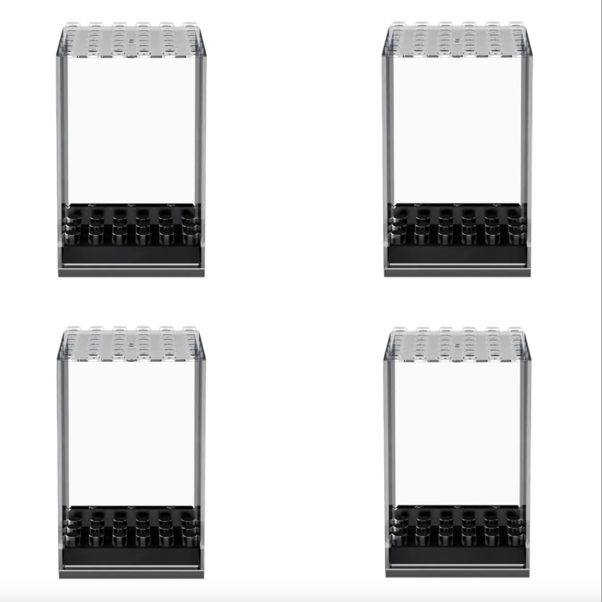 Stackable/Dustproof Building Block Display Case (6.9cm) Set of 4 | Shop ...