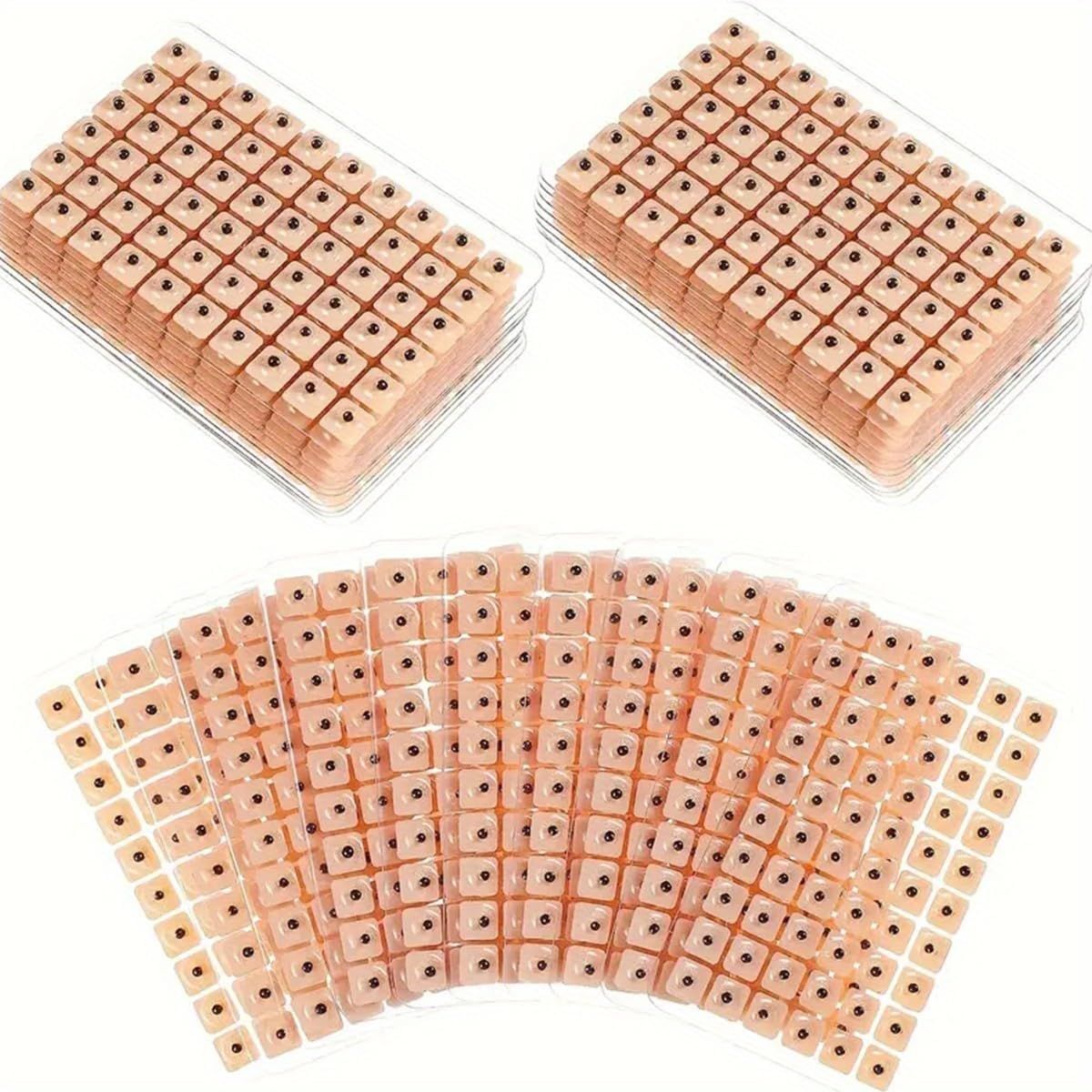 600 Pieces Auriculotherapy Ear Seeds Acupuncture Kit for Relaxation ...