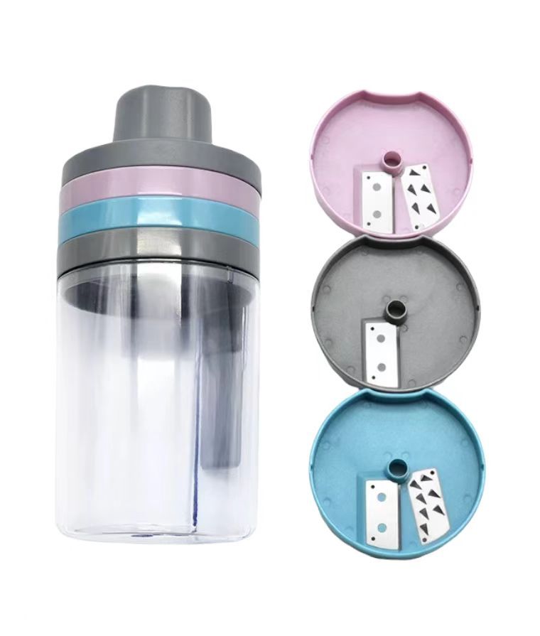 3-in-1 Compact Handheld Spiro Spiralizer Multi-Functional Veg Slicer ...