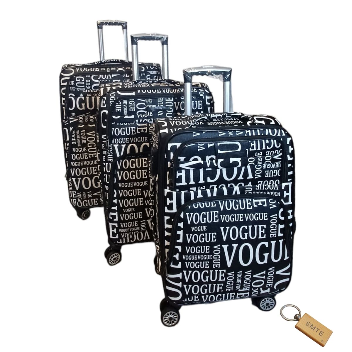 Leather 3-Piece Suitcase Set: Elevate Your Travel in Style +Smte ...