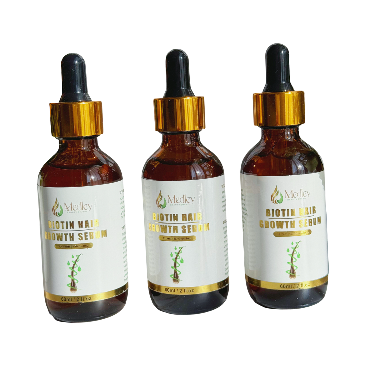 Medley Biotin B7 Hair Growth Serum { Pack of 3} 60ml | Shop Today. Get it Tomorrow! | takealot.com