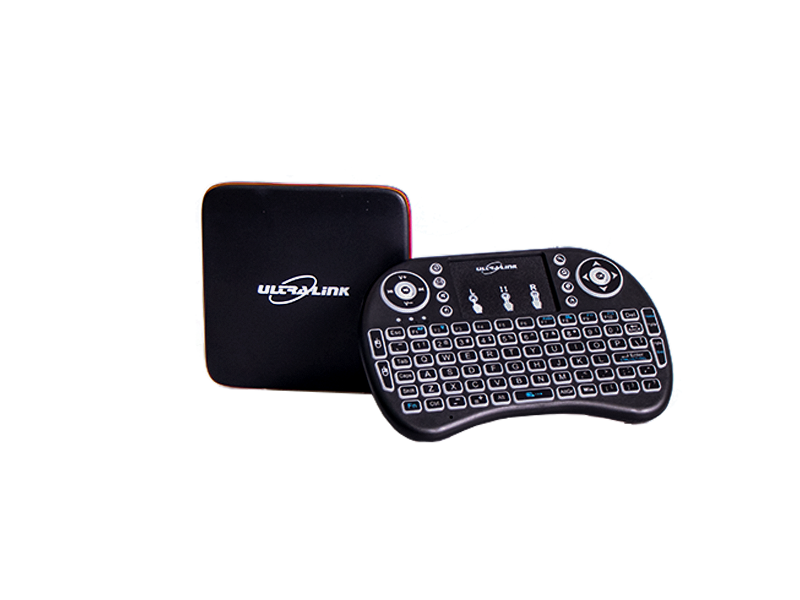 Ultra-Link Android TV Box (4k) With Smart TV Remote & Touchpad Combo ...