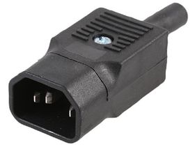 Bulgin Limited (PX0686) IEC Power Connector, C14, IEC C14 Plug, 10A ...