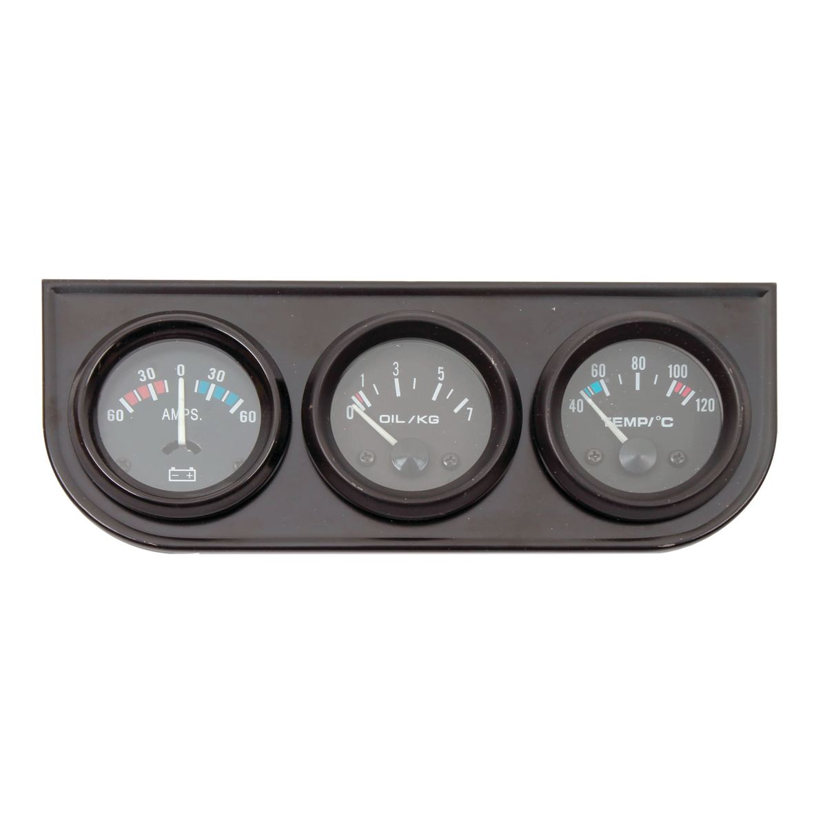 Amp, Oil Pressure, and Temperature Triple Gauge Set | Shop Today. Get ...