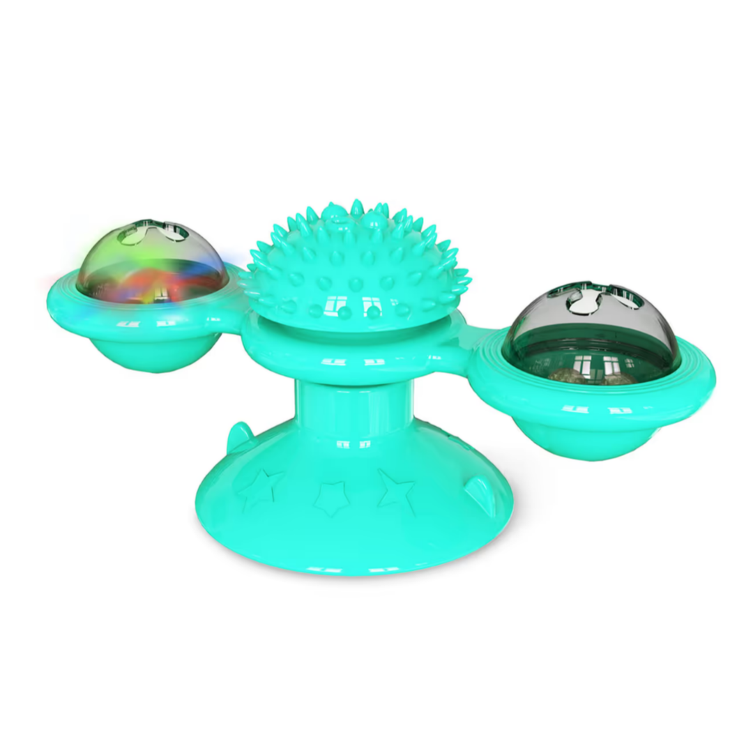 Rotating Cat Windmill Toy With Catnip and Light | Shop Today. Get it ...