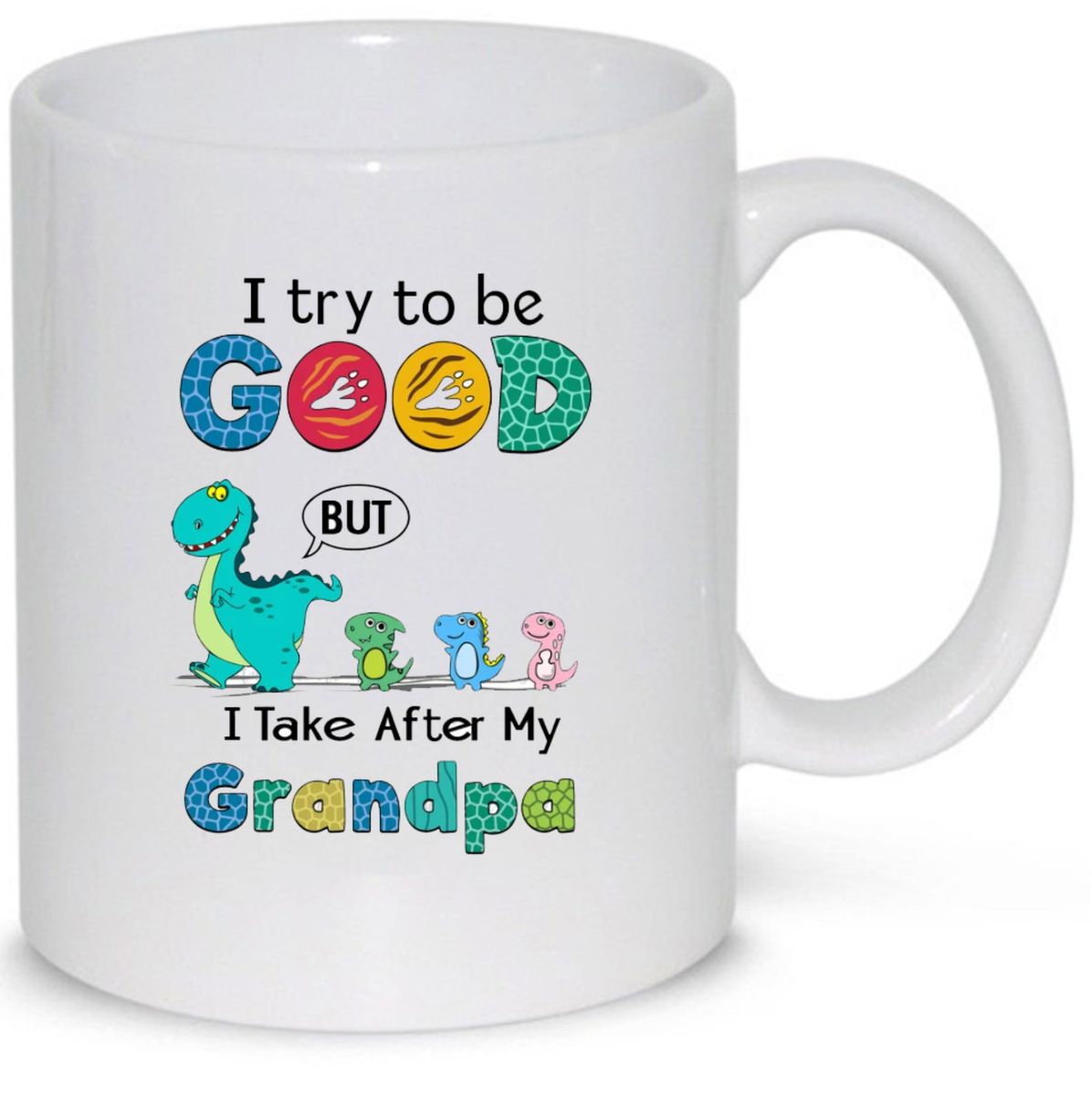 I Take After My Grandpa Birthday Christmas Mother's Day Gift Mug | Shop ...