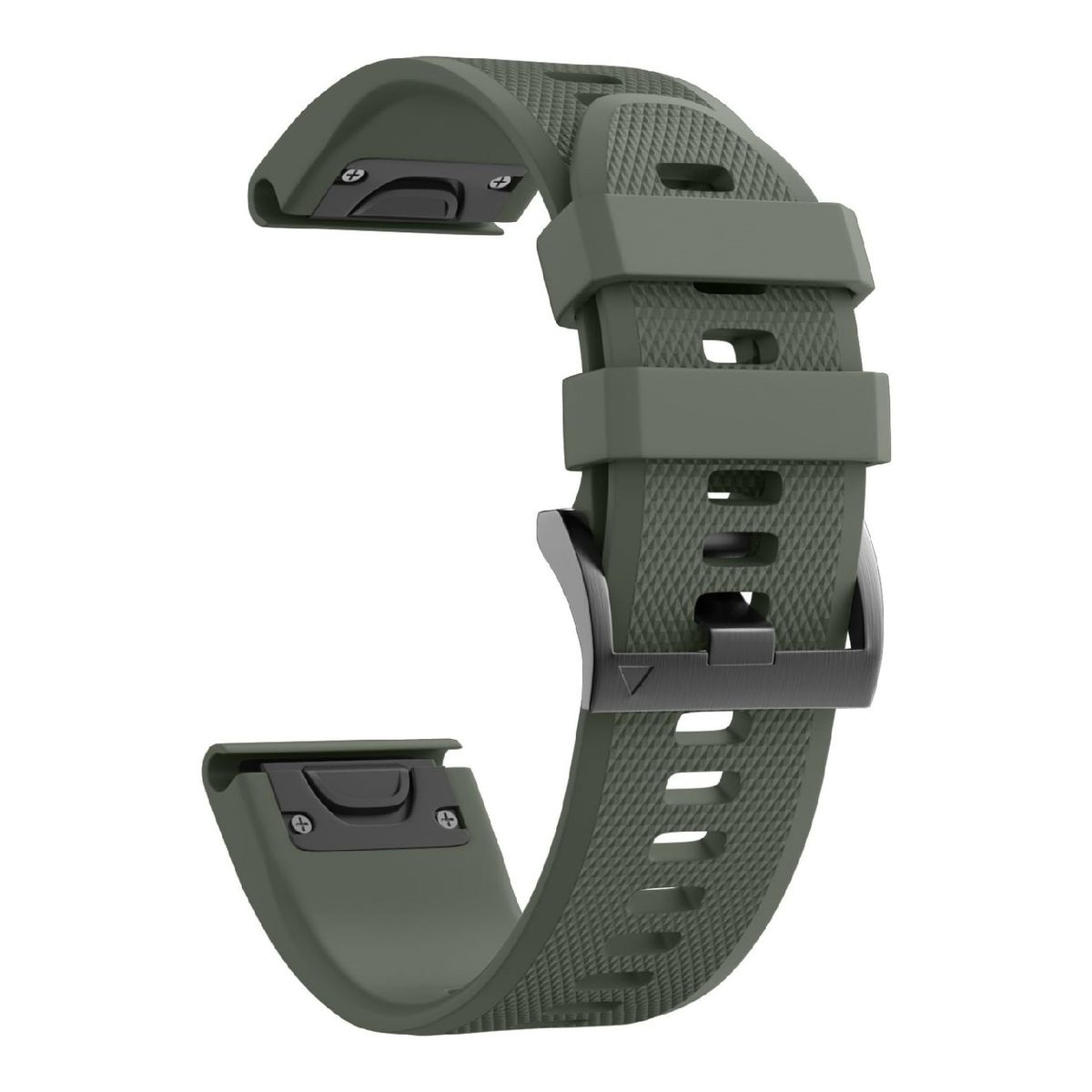 26mm Soft Silicone Watch Strap for Fenix 8/Fenix 6X/Fenix 7X/Fenix 5X ...