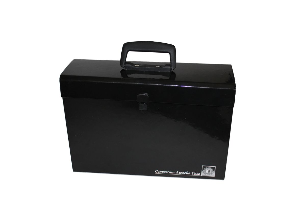 Files Concertina Attaché Case Black | Shop Today. Get it Tomorrow ...
