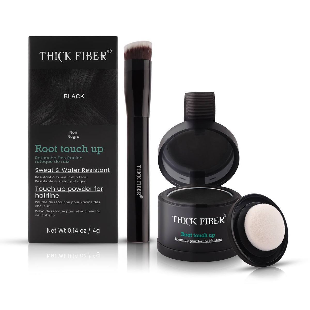 Root Cover and Hairline Touch up Powder - Black | Shop Today. Get it ...
