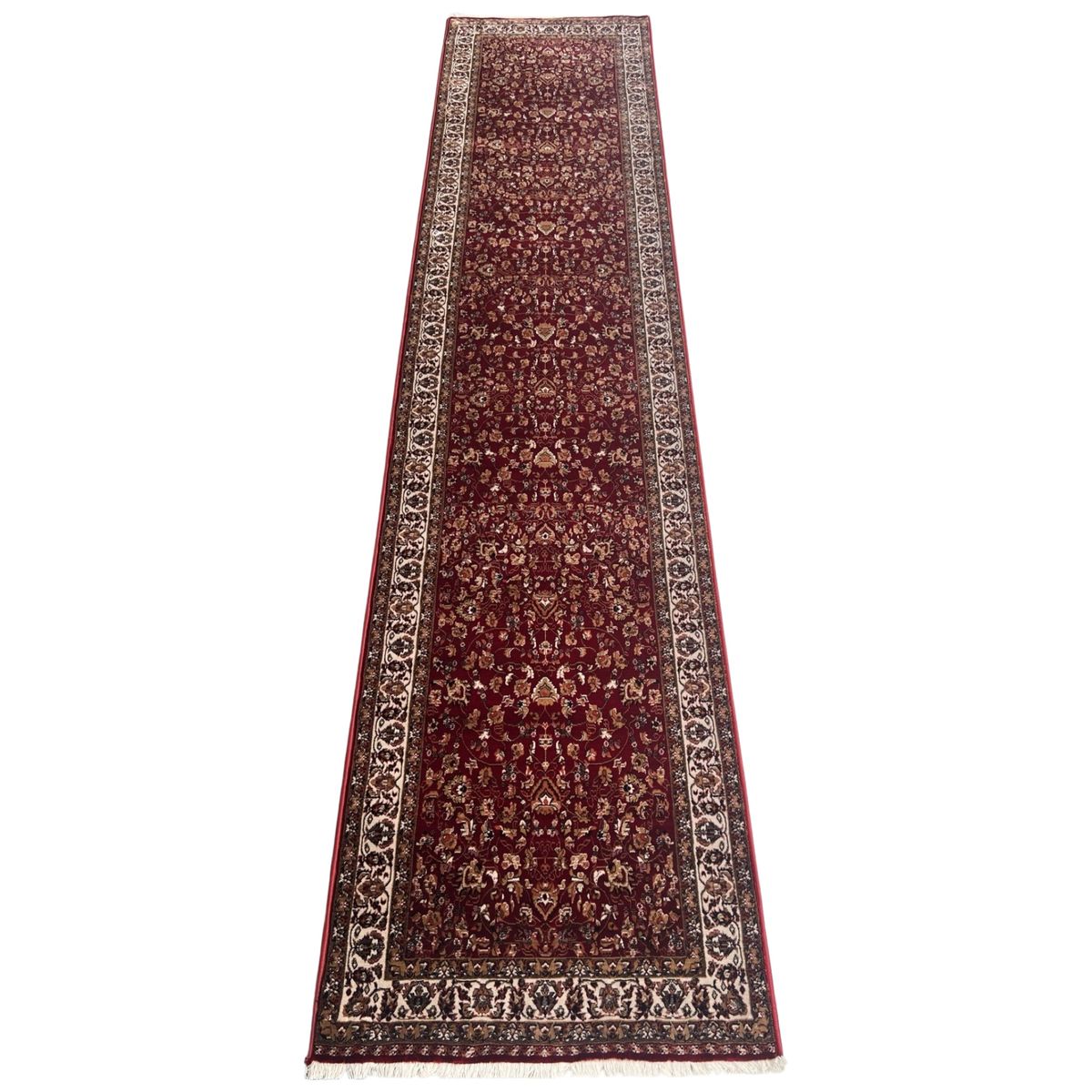 Turkish and Red Floral Passage Runner Rug - 400 x 80cm | Shop Today ...