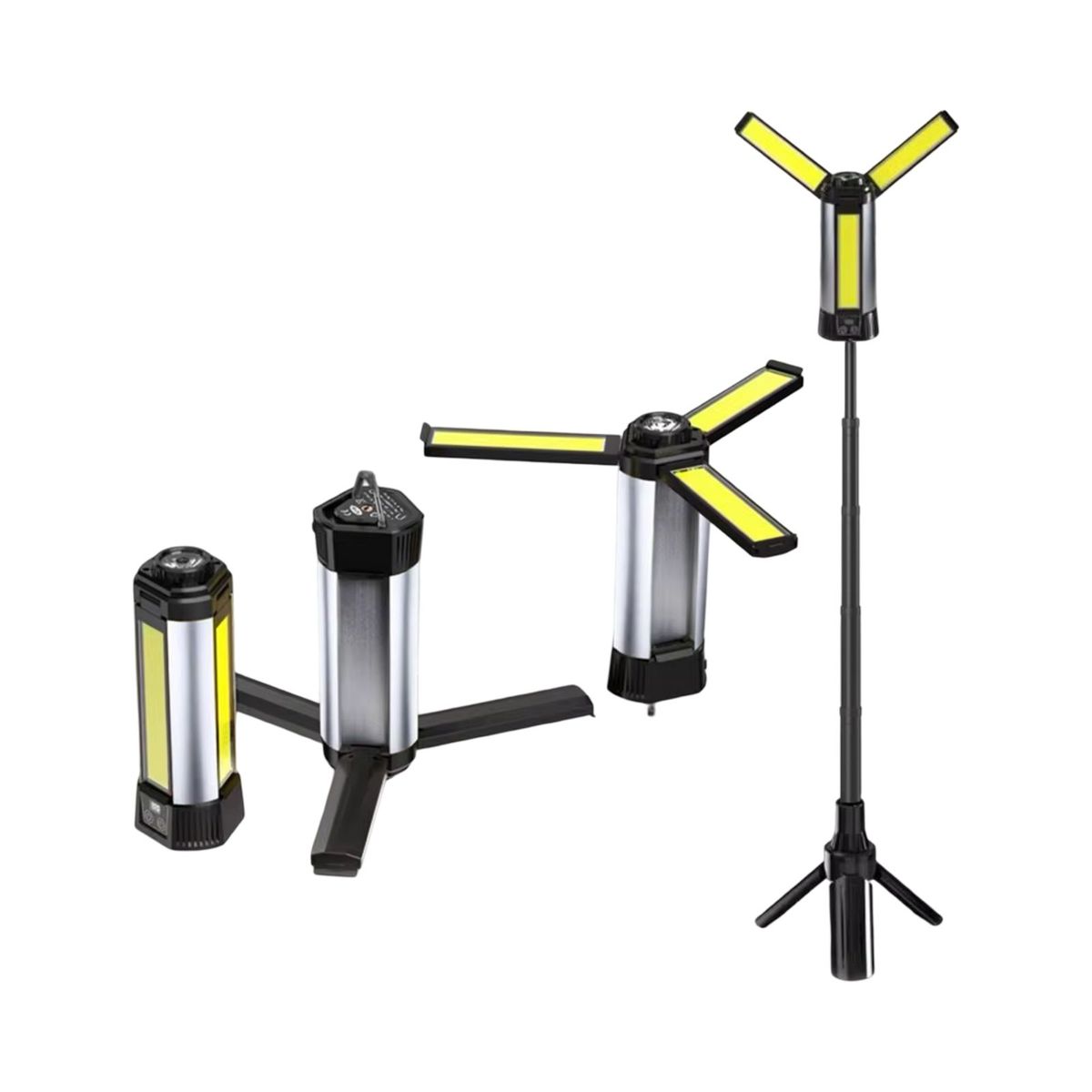Super Bright 2000LM Work Light-P50-Magnetic Base-Folding Hook-Power ...