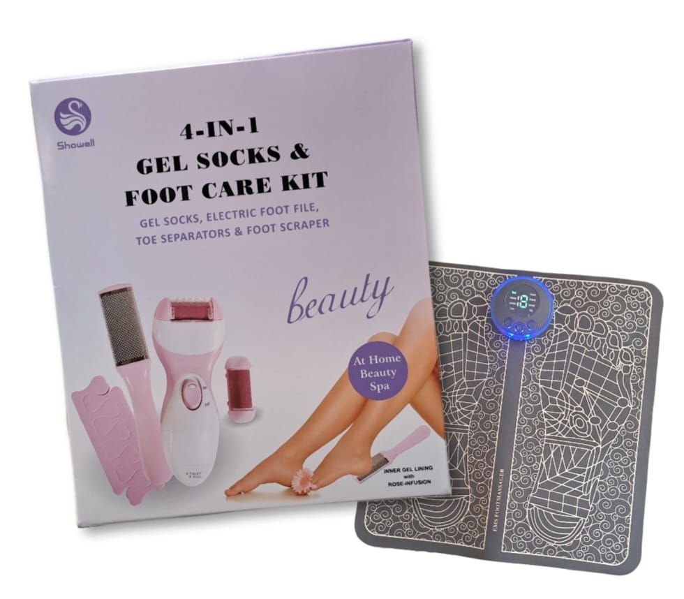 4 in 1 Gel socks & Foot Care Kit & Foot Massager | Shop Today. Get it ...