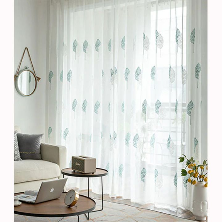 Readymade Curtain Lace (Voile, Taped, DW Trees ) | Shop Today. Get it ...