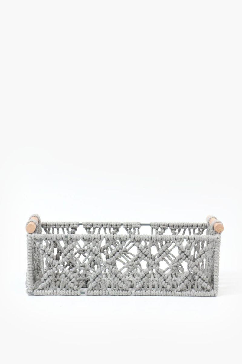 Mecrame Utility Basket Medium, L32xw14xh10cm | Shop Today. Get it Tomorrow! | takealot.com