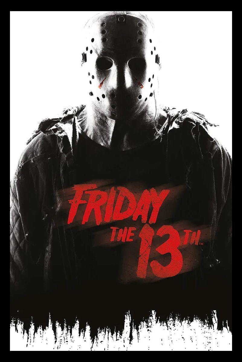 Friday The 13th (Jason Voorhees) Poster with Black Frame | Shop Today ...
