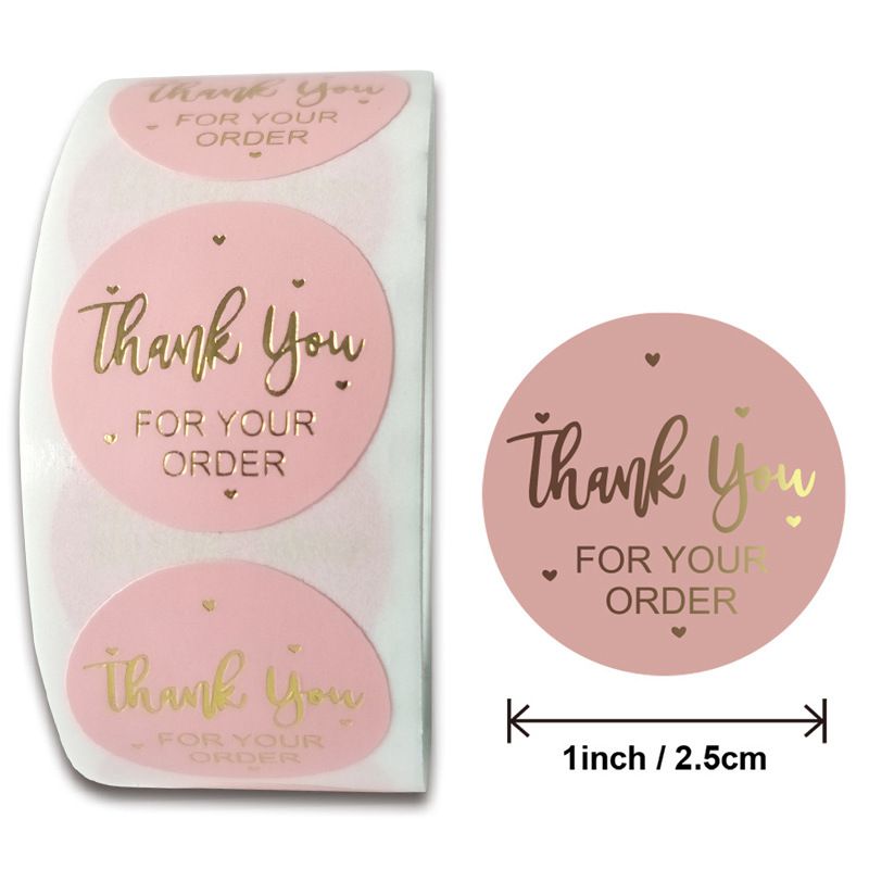 Thank you for your order business sticker 500pcs/roll | Shop Today. Get ...