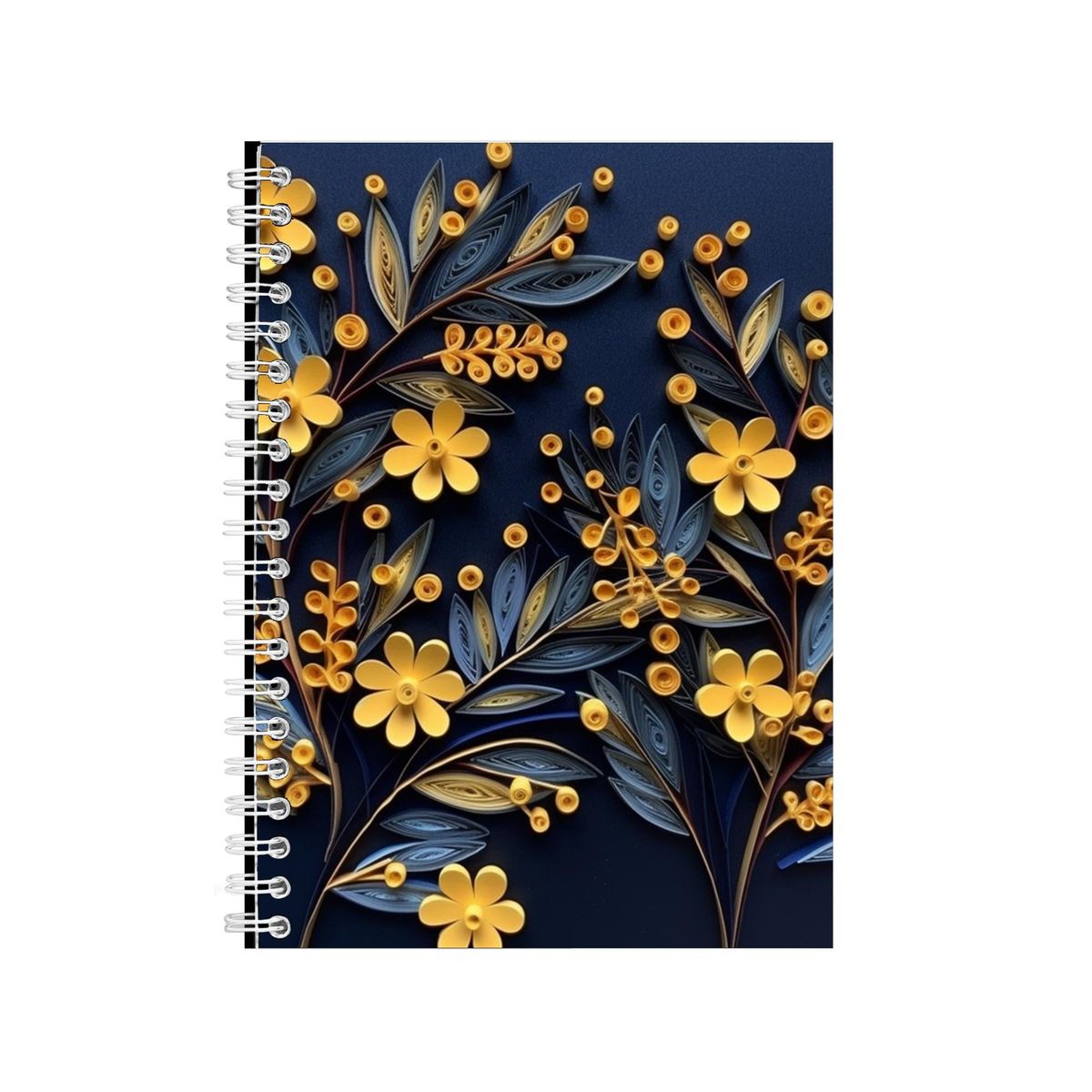 Quilled Golden Wattle Flowers Notebook Gift Idea Notepad Pad 104 | Shop ...