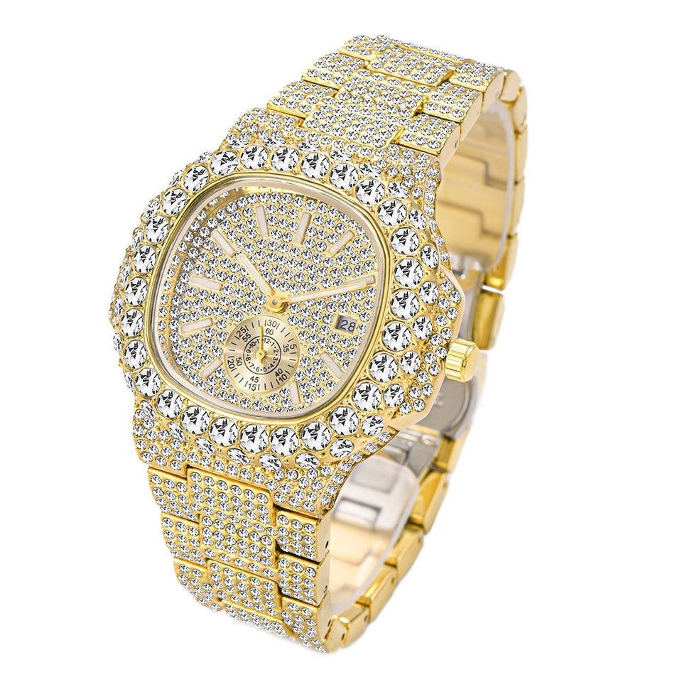 Milhim Full Iced Out Diamond Watch for Women | Shop Today. Get it ...