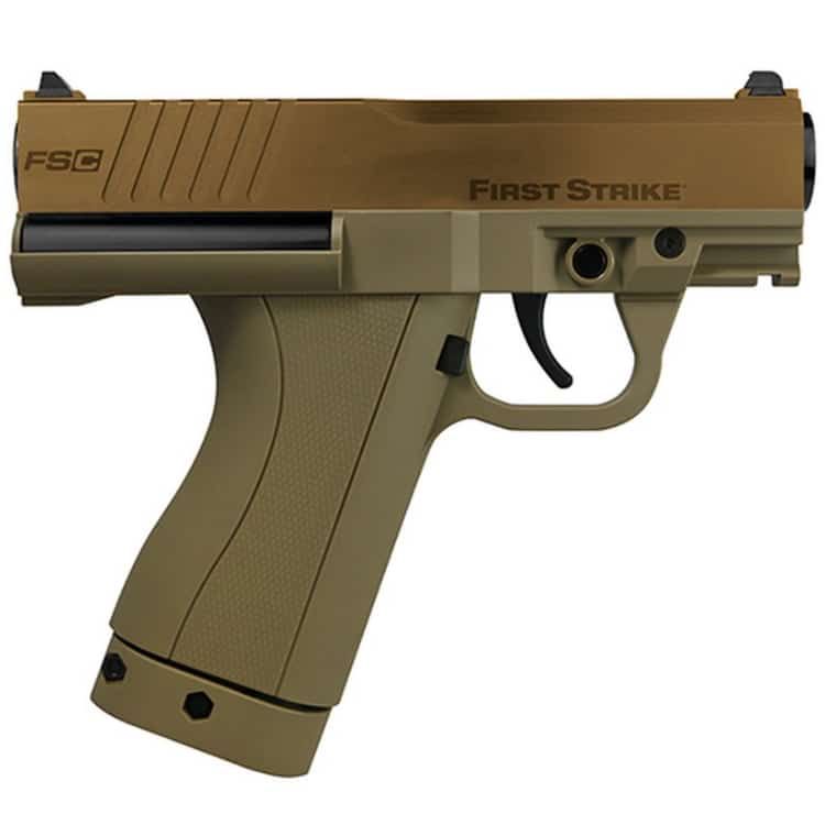 First Strike FSC Compact Paintball Defence Marker Bronze/Tan | Shop ...