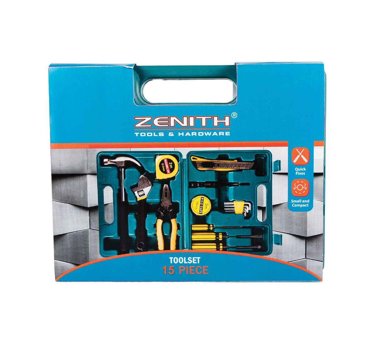 Zenith 15-Piece Portable Home Tool Set | Shop Today. Get it Tomorrow ...