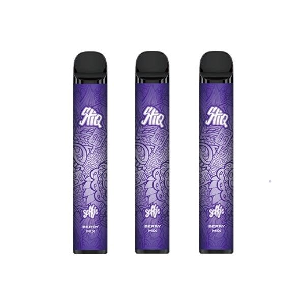 Selfie Stiq Disposable Vape Bar 2500 Puff – Berry Mix - 0mg - 3 Pack ...