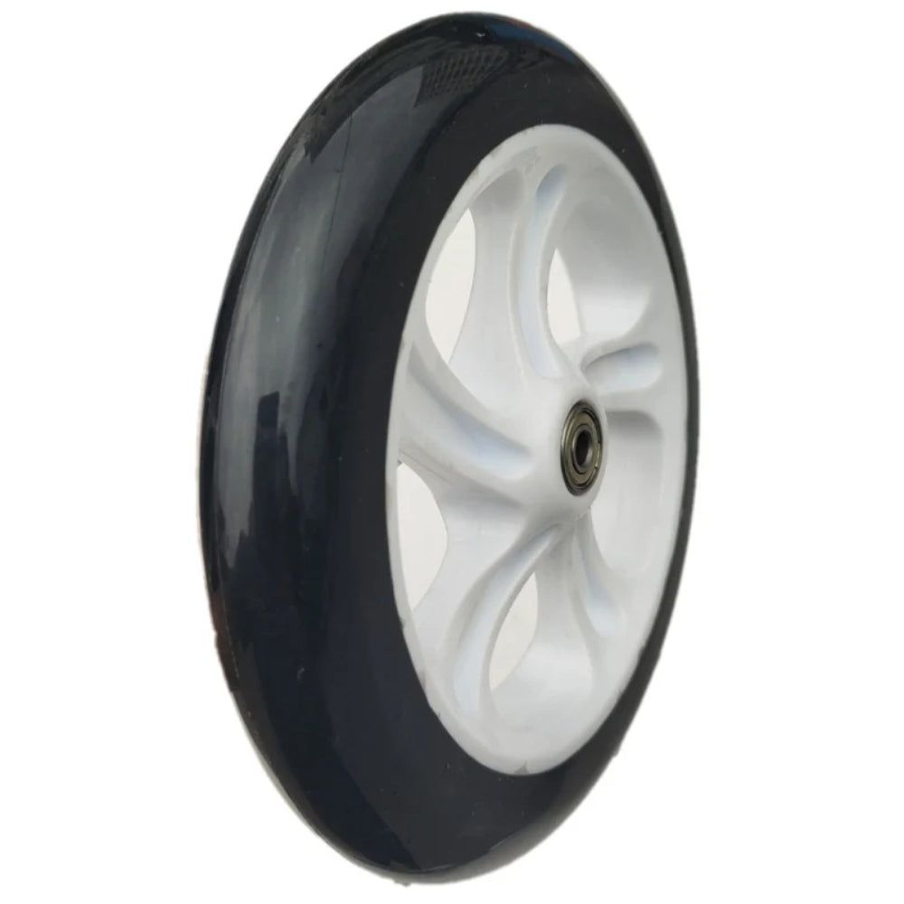 Solid Tire 20cm Electric Scooter Rubber Wheel Replacement Wheel - Black ...
