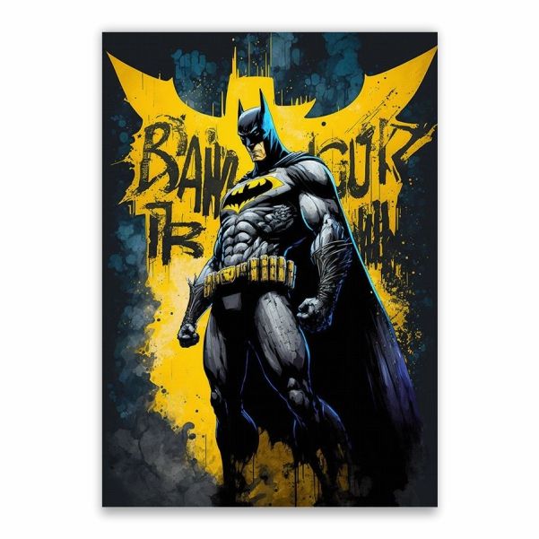 Batman Yellow Logo Poster - A1 | Shop Today. Get it Tomorrow ...