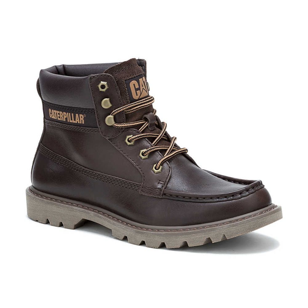 Cat Colorado Moc Toe Dark Brown | Shop Today. Get it Tomorrow ...