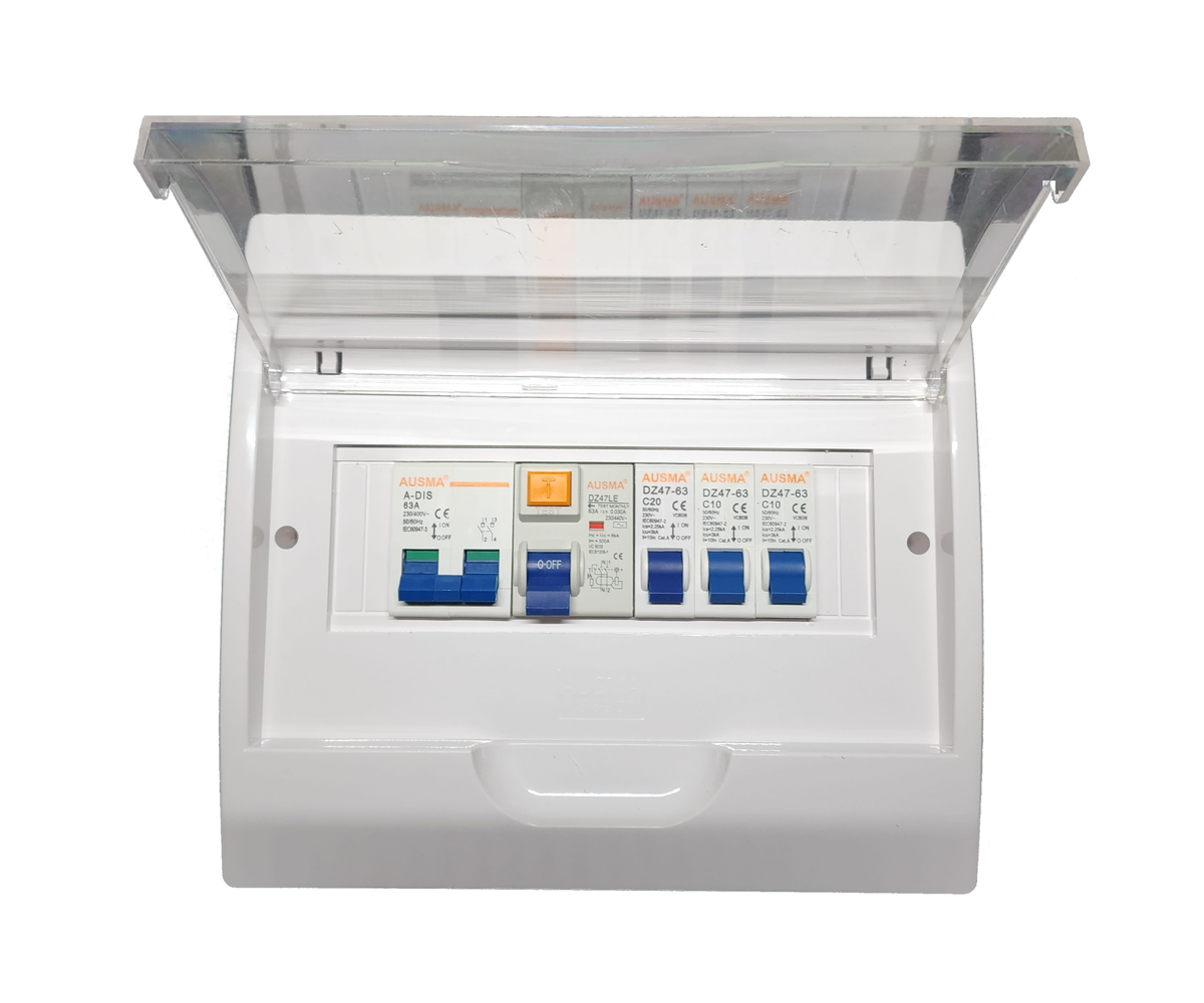 Complete DB Board with Earth Leakage, Main Switch and 4 Breakers | Shop ...