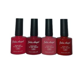 Julie Angel- Soak-Off UV Gel Polish- Set Of 4- Shades Of Red And Pink ...
