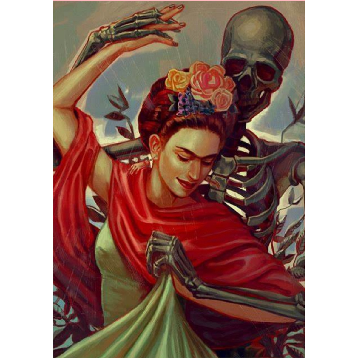 Canvas Wall Art - 710 x 1000 - Frida Kahlo Death | Shop Today. Get it ...