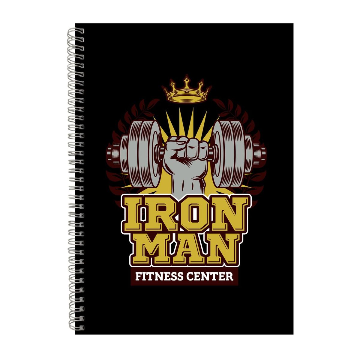 Iron Man Notebook Fitness Gift Idea A4 Notepad 128 | Shop Today. Get it ...