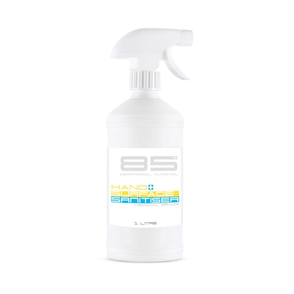 Medical Hand and Surface Sanitiser 1L Trigger Spray 85% (Isopropyl Alcohol) | Shop Today. Get it ...