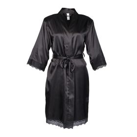 1023 Quarters Satin Robe With Lace Trim | Shop Today. Get it Tomorrow ...