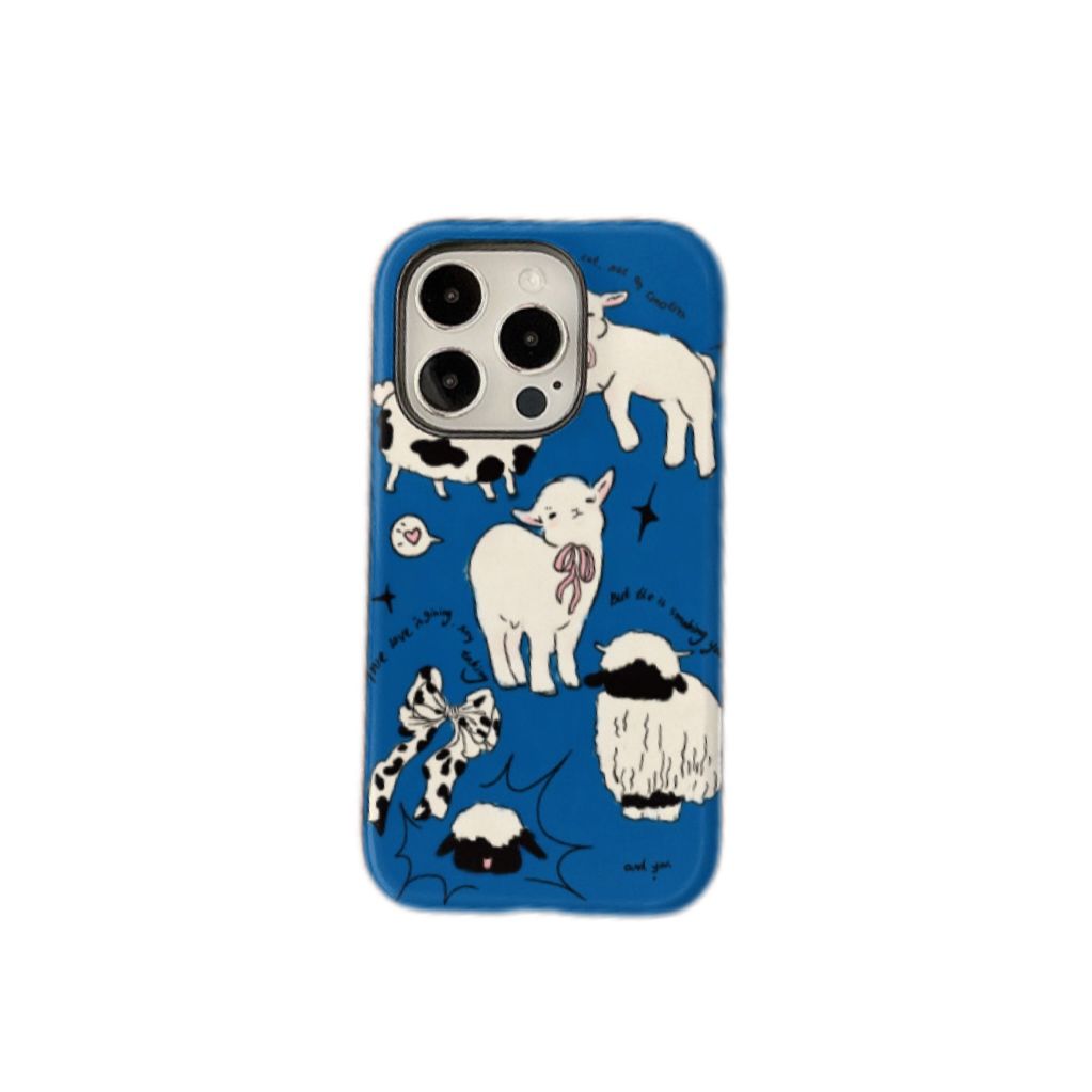 Cute Blue Sheep Case Cover for iPhone 16 Series | Shop Today. Get it ...