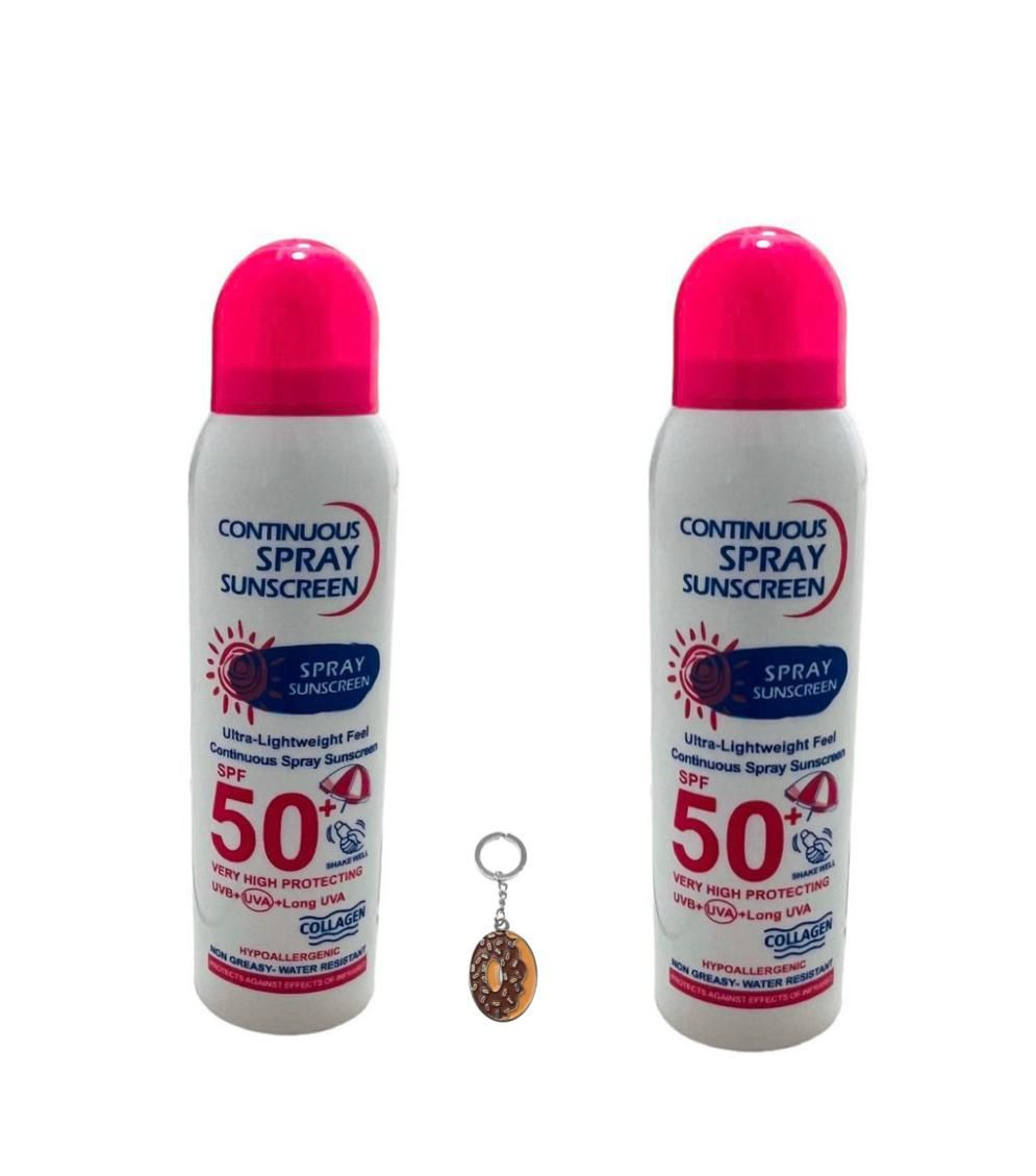 Continuous Sunscreen Spray x 2 and A Keyring | Shop Today. Get it ...