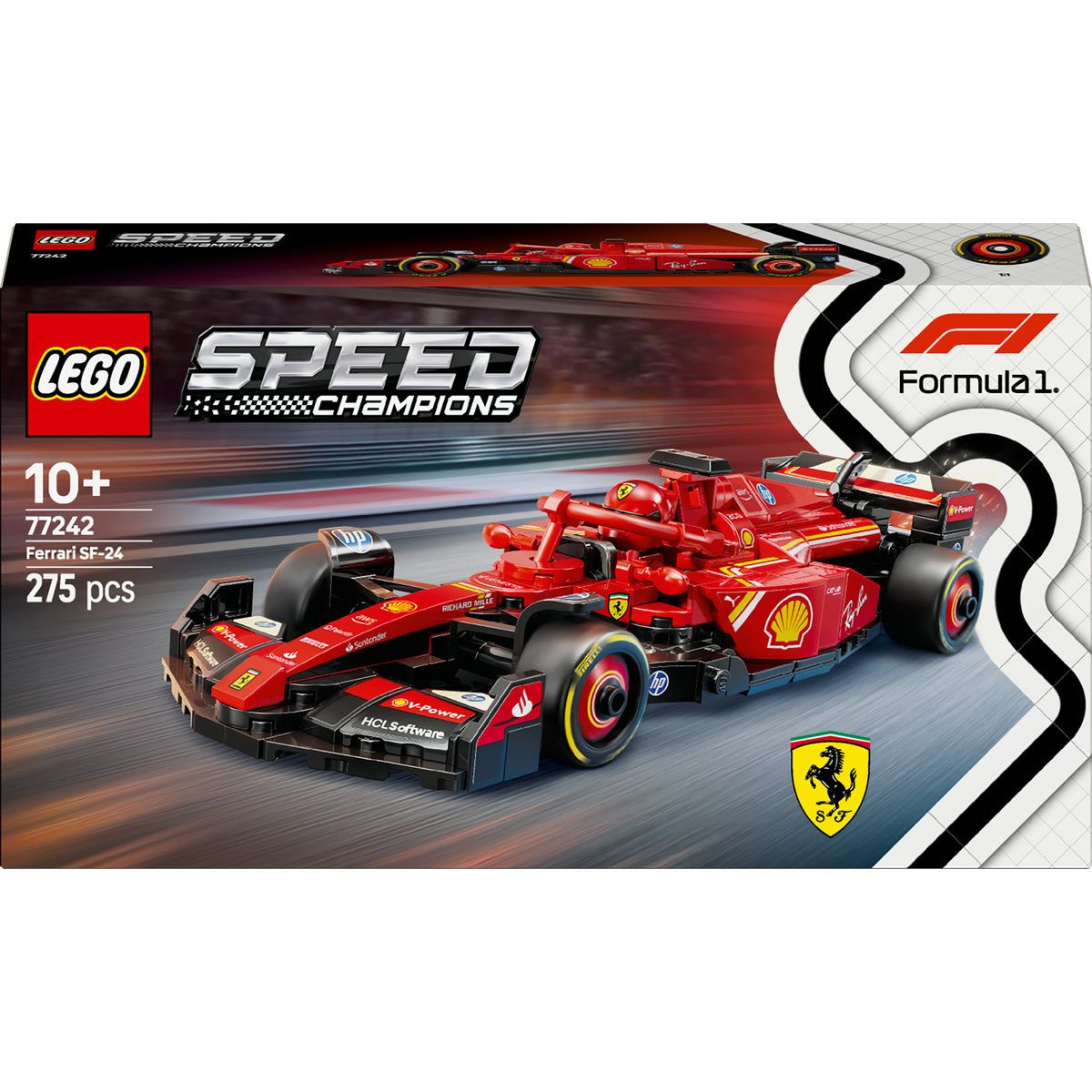 LEGO® Speed Champions Ferrari SF-24 F1® Race Car Driver Set 77242 ...