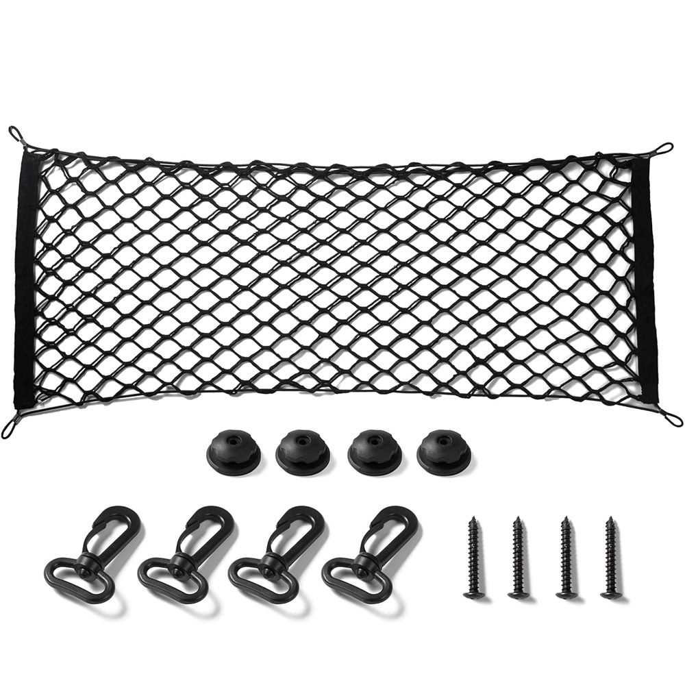 BezosMax Cargo Net Stretchable, Universal Car Trunk Luggage Net with ...