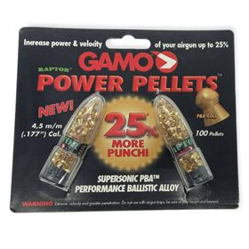 Gamo Raptor Power Pellets PBA Gold 4.5mm 100 Pieces - 6322644 | Shop ...