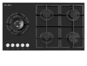 Elba 04/T90-565G Gas on Glass Hob 5 Burner 90cm Black | Shop Today. Get it Tomorrow! | takealot.com
