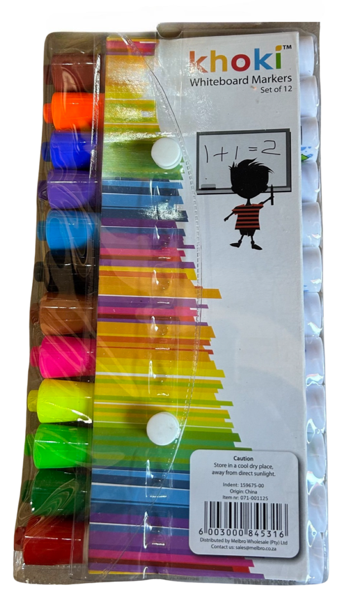Khoki Whiteboard Markers Set of 12 | Shop Today. Get it Tomorrow ...